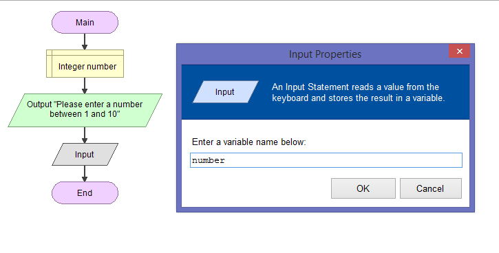 Getting (and saving) input from the user · Lets dive into Flowgorihm